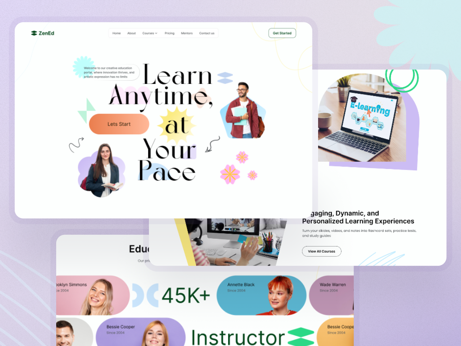 ZenEd- Online Learning Platform Design by Design Monks - UX UI | Web Design | Web & Mobile App ...