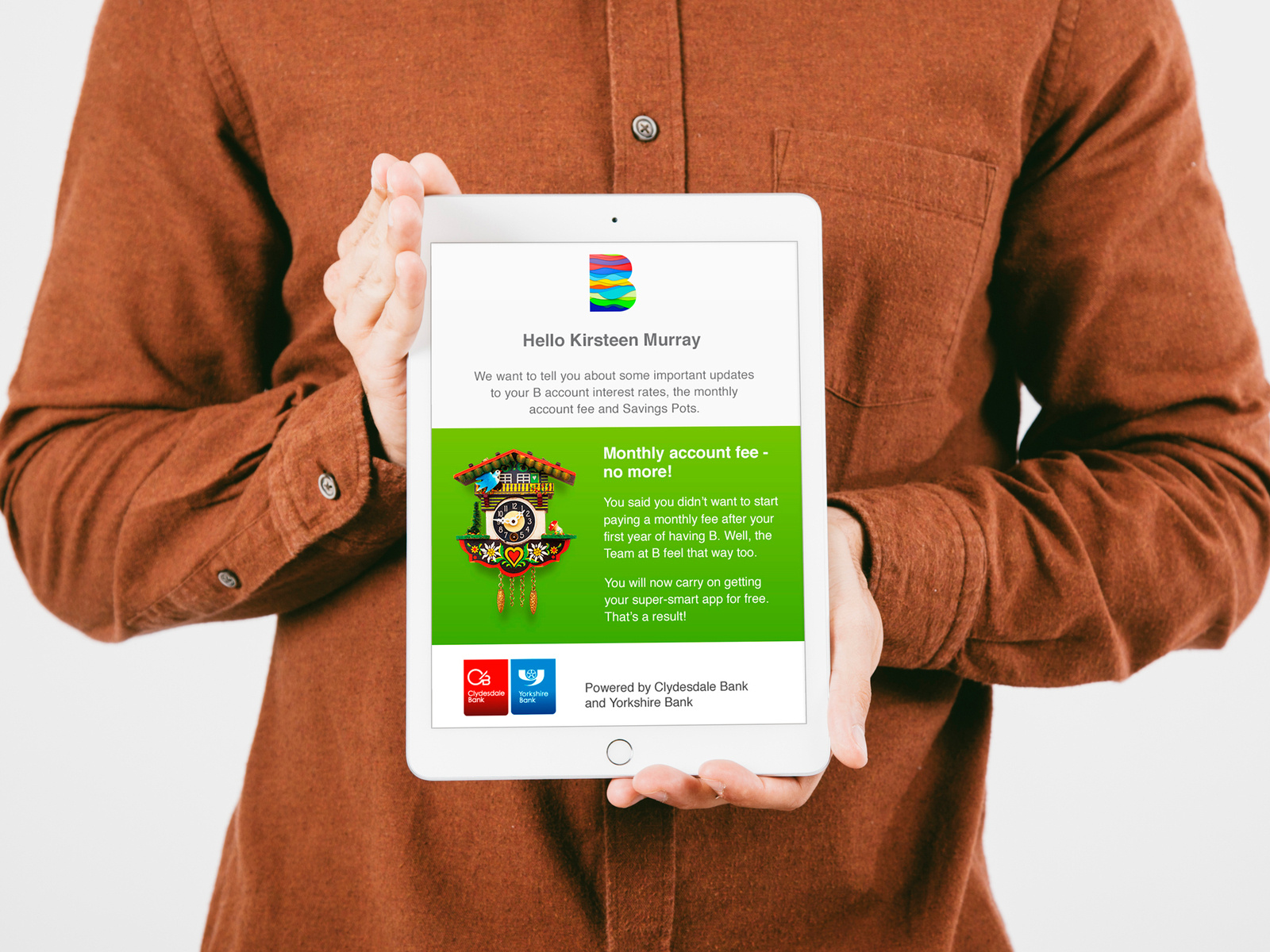 B Banking App Email Blast by Ewan Shaw on Dribbble