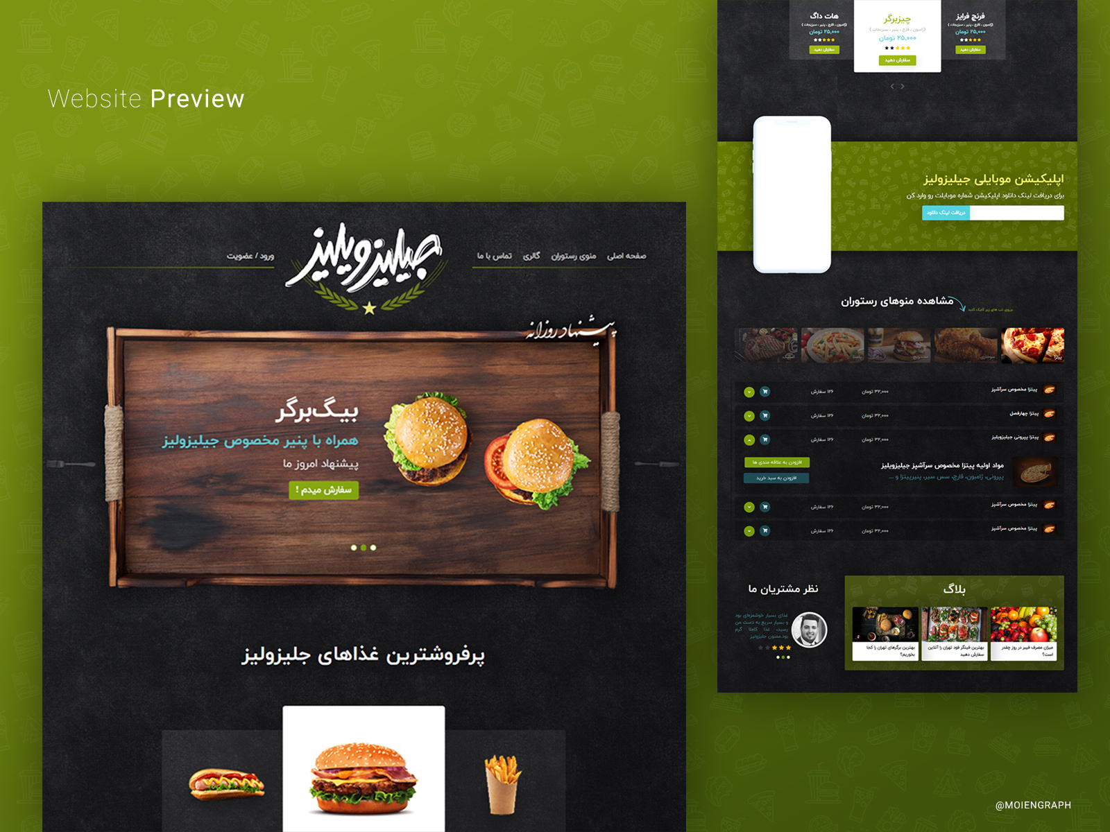 Web Visual Identity by Moien Esmaeili on Dribbble