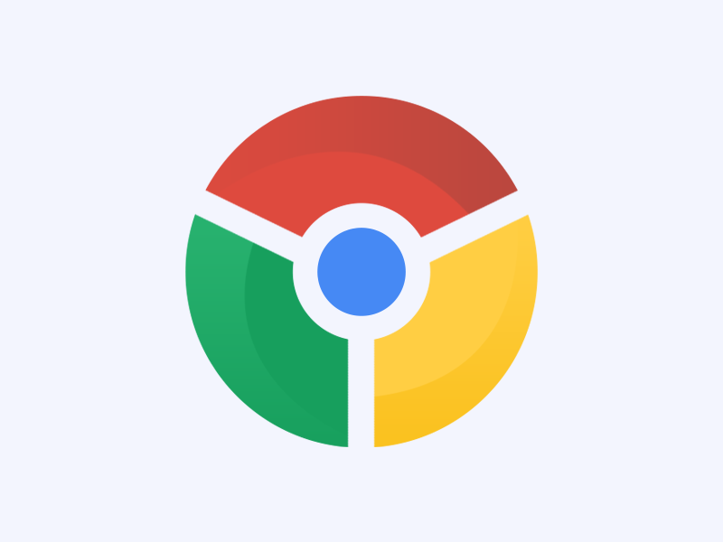 Simple Chrome logo by EJ Demerre on Dribbble