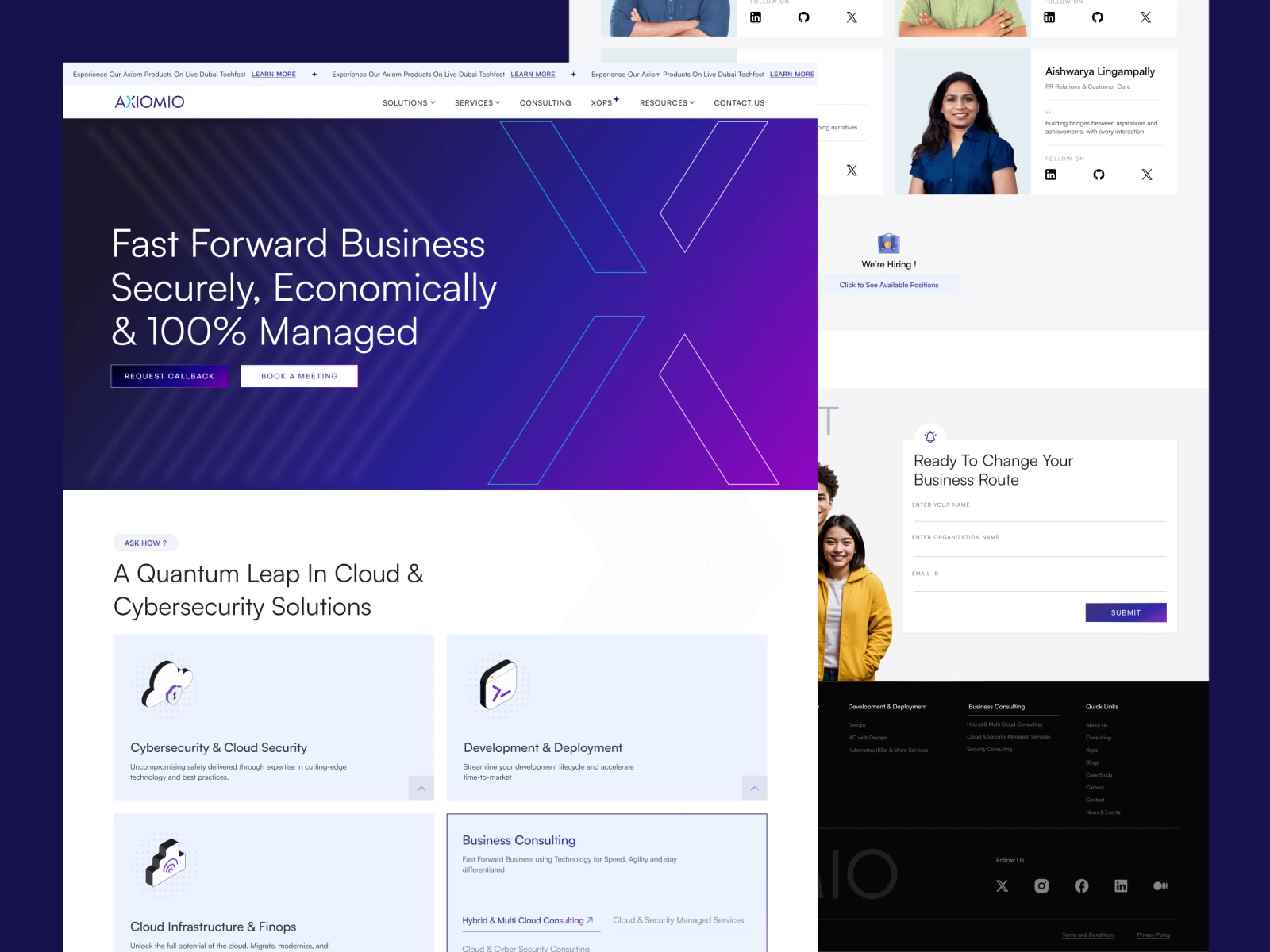 AXIOMIO - UI Design Case Study by 6July Design Studio on Dribbble