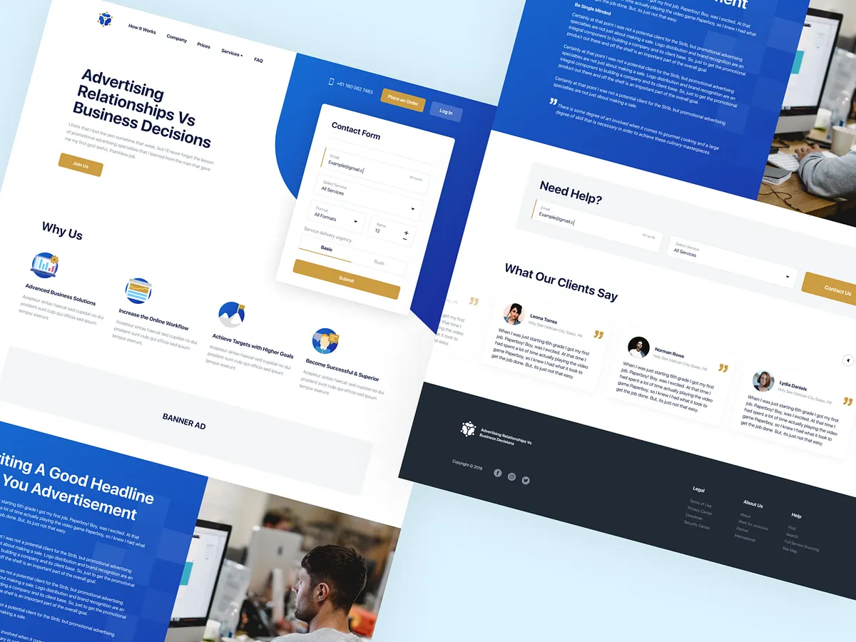 Blue Website designs, themes, templates and downloadable graphic ...