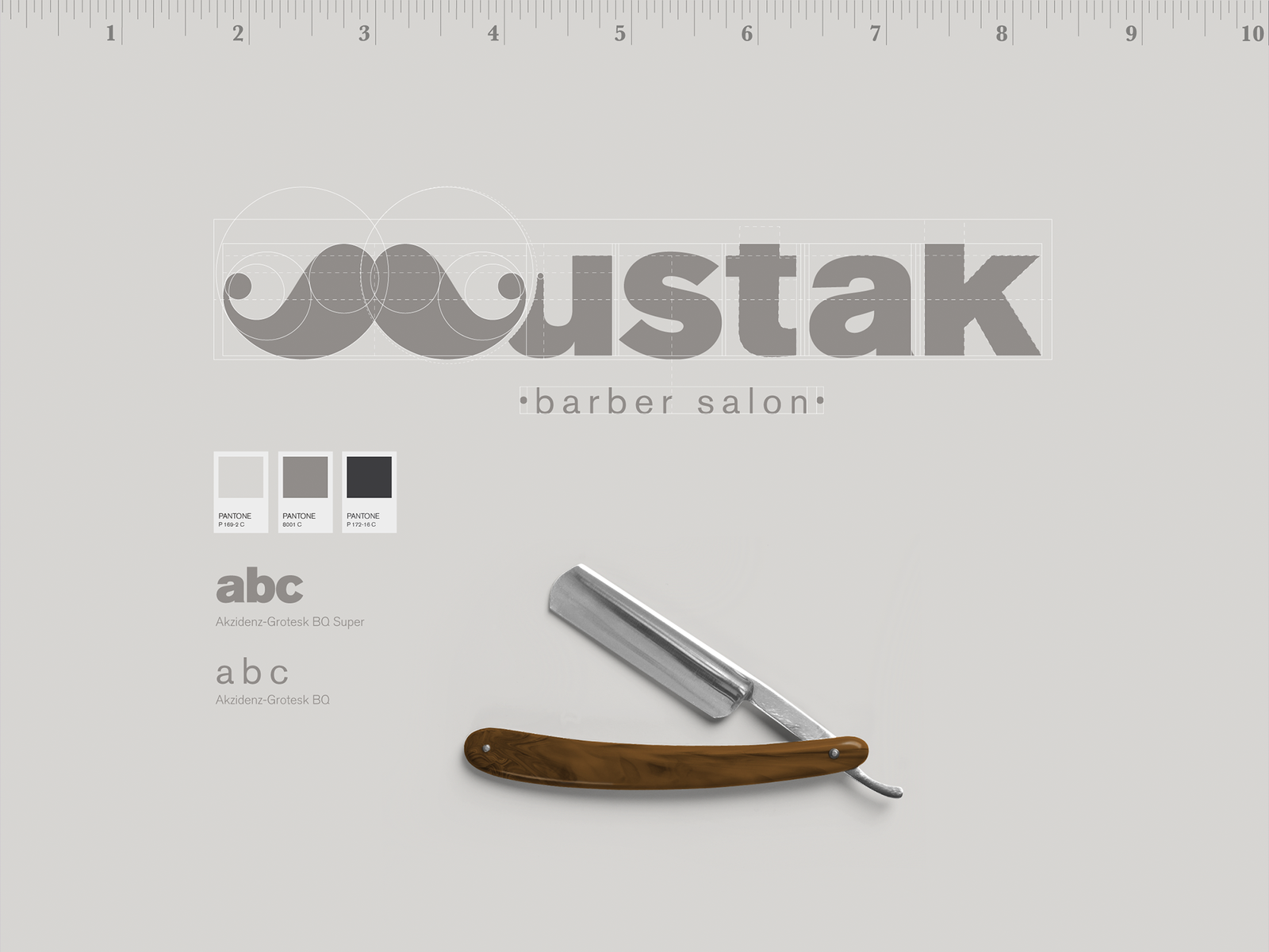 Mustak - barber salon by i_van on Dribbble