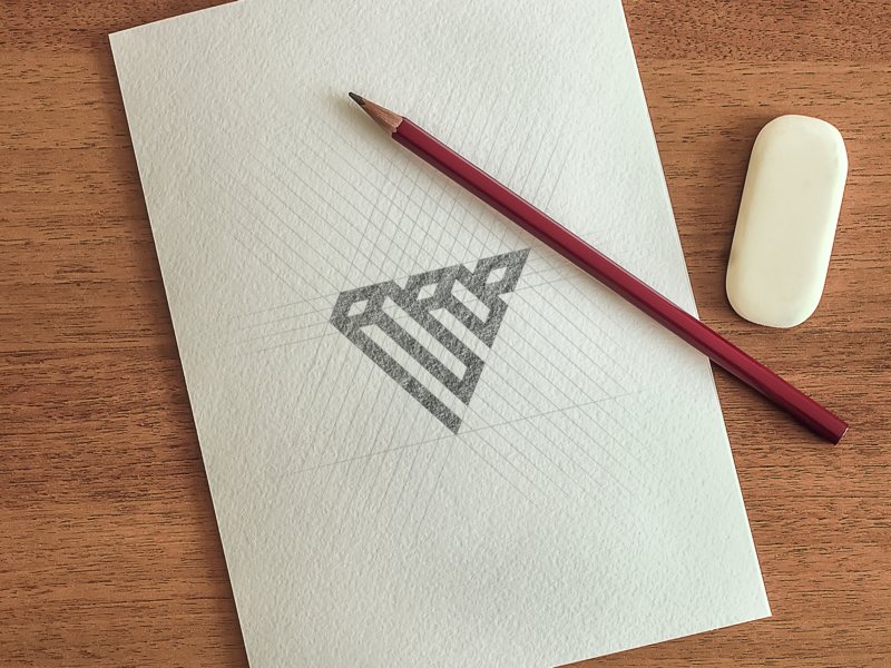 Branding sketch by Mark Drever | Vitalic Design Co on Dribbble