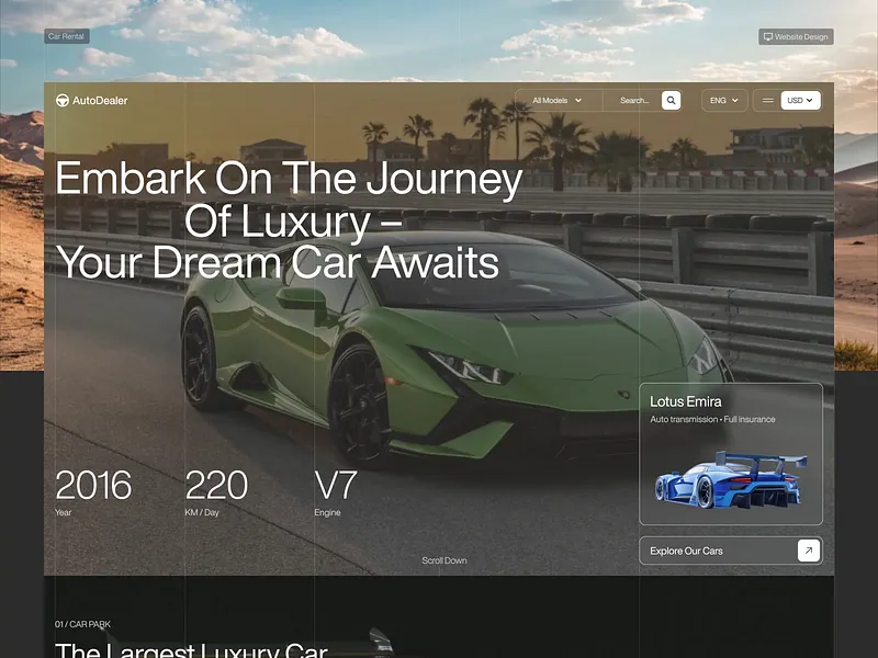 Car Website designs, themes, templates and downloadable graphic ...