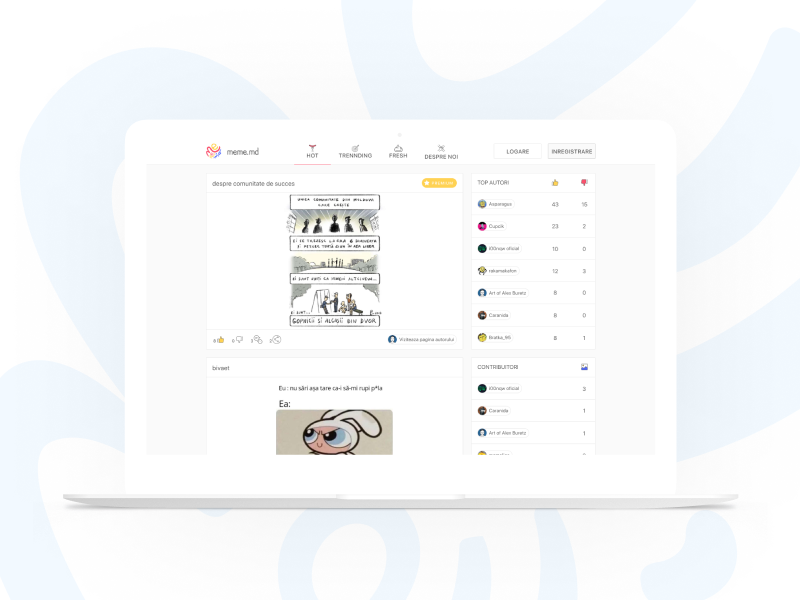 meme.md by Nicoleta Anton on Dribbble