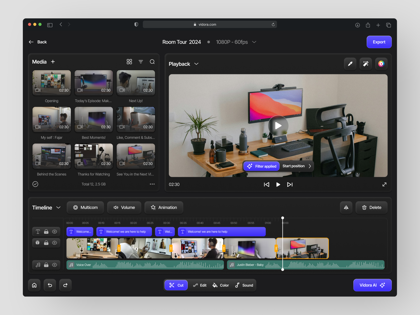 Vidora - Video Editor UI 🎬 by Ridwan Saputra for dpopstudio on Dribbble