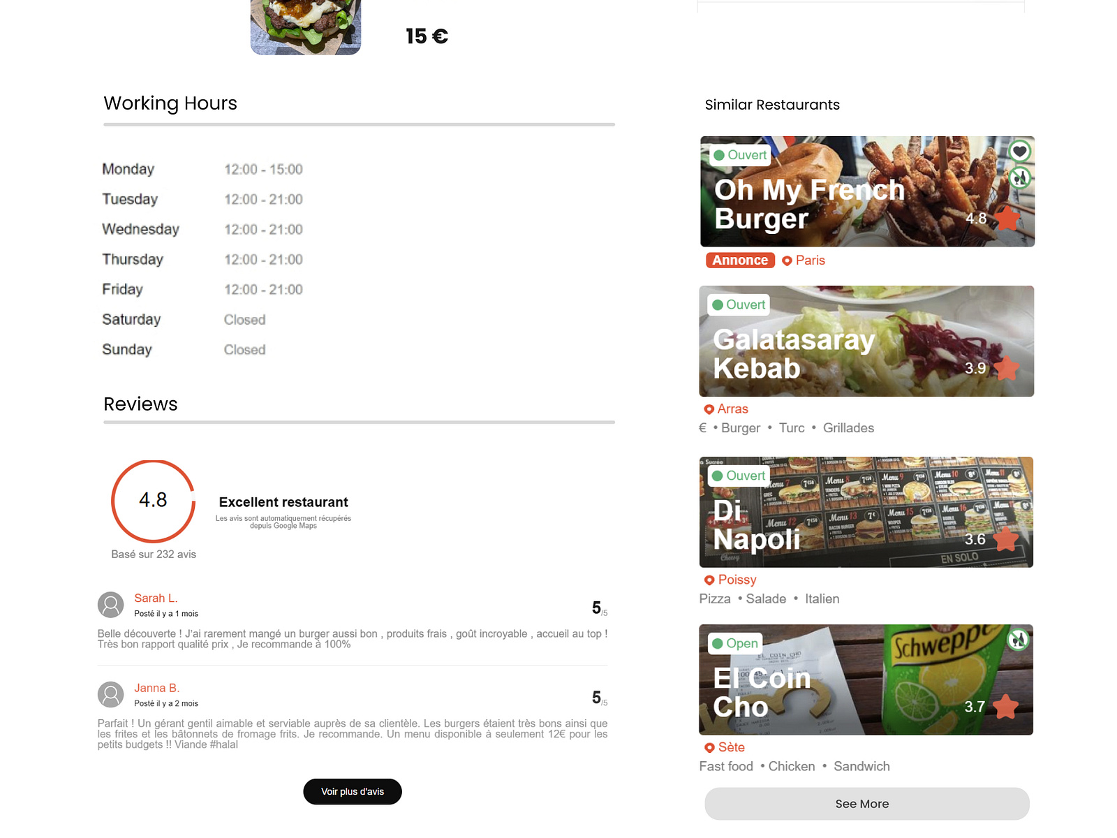 Mon Resto'Halal by ABINJITH TK on Dribbble