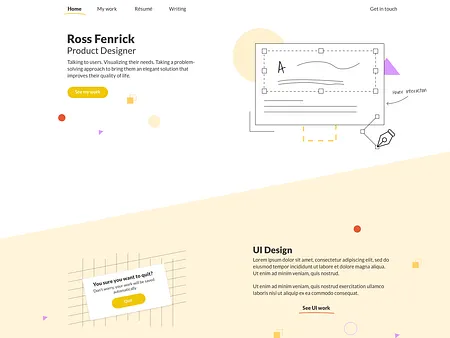 UX Portfolio designs, themes, templates and downloadable graphic ...