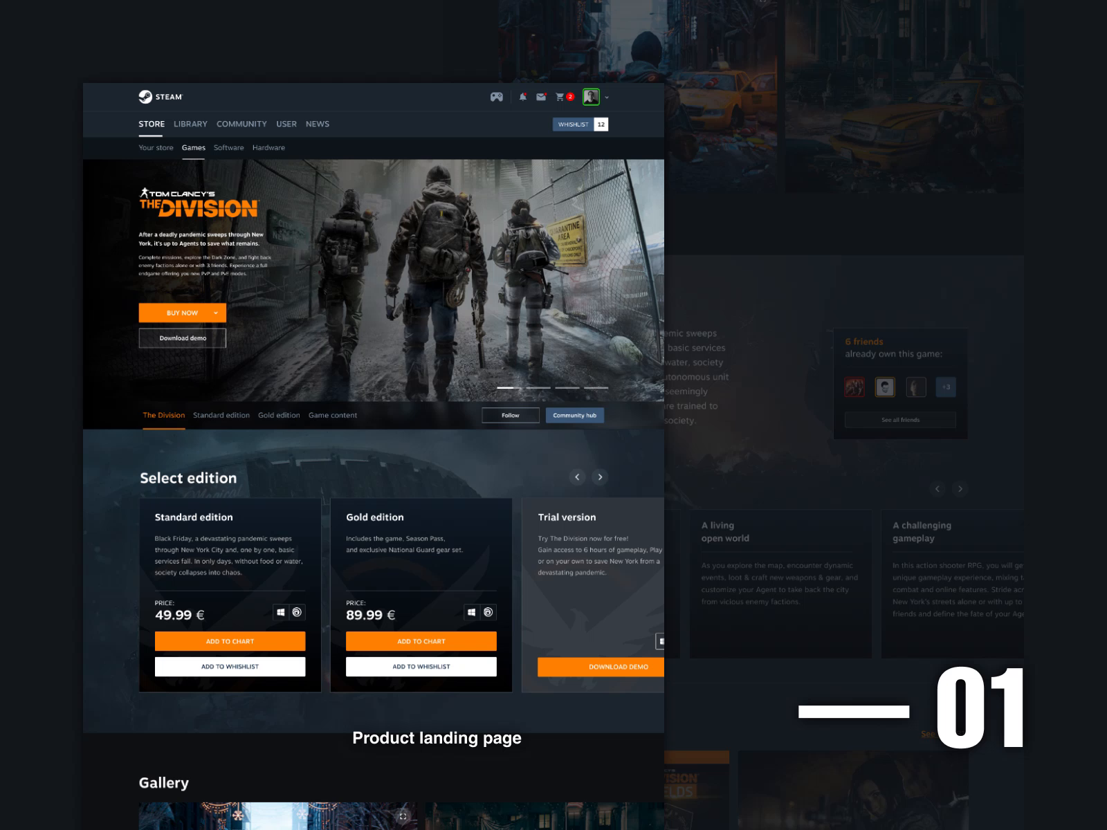 Steam — Product landing page by Janko Bertoša on Dribbble