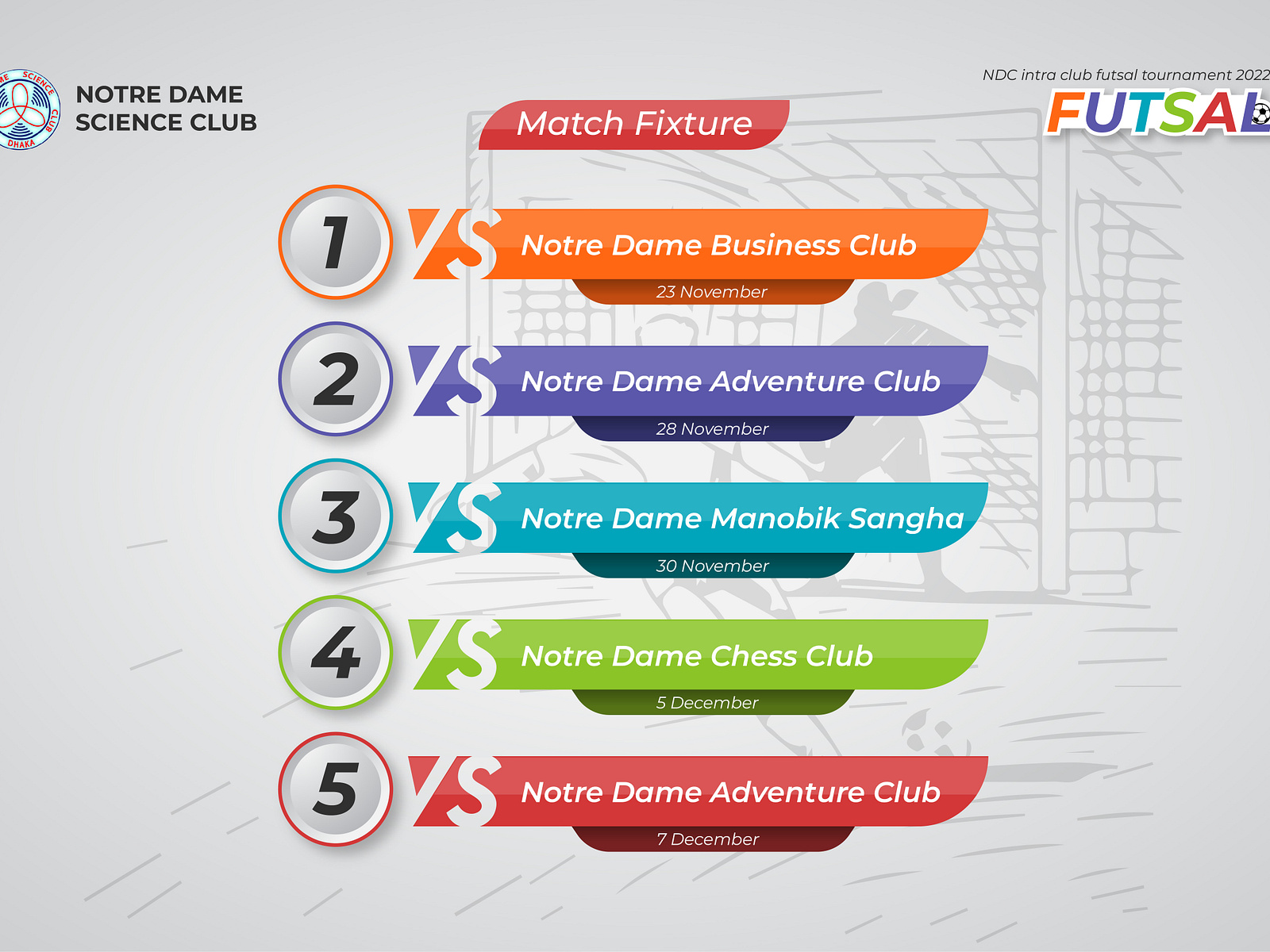 Infographics match fixture by Mehedi Hasan Farhan on Dribbble
