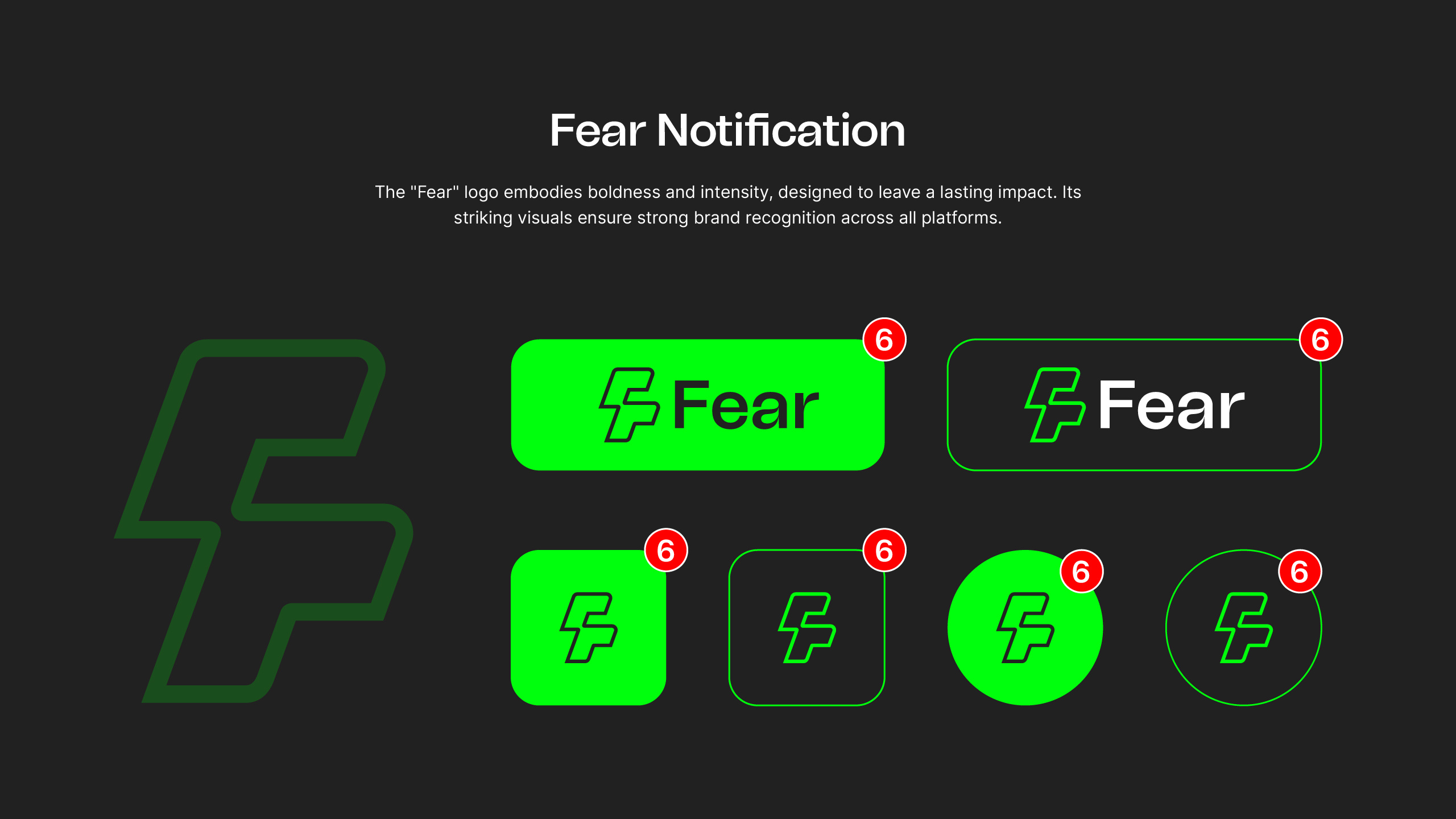 Fear Logo and brand Identity by MD Bulbul Sheikh on Dribbble