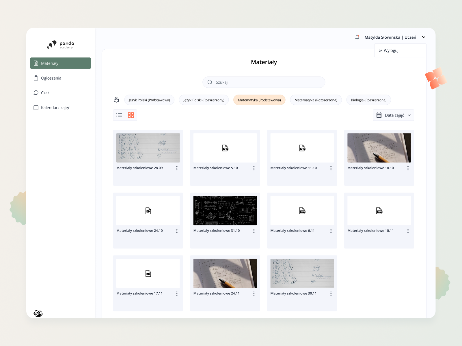 Panda Academy - Student Learning Hub by Nikolina on Dribbble