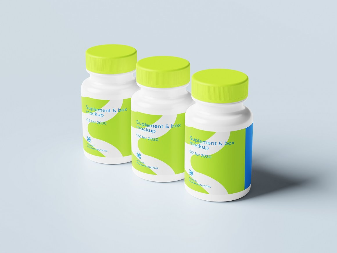Supplement & Box Mockup by Hazel Jacob on Dribbble