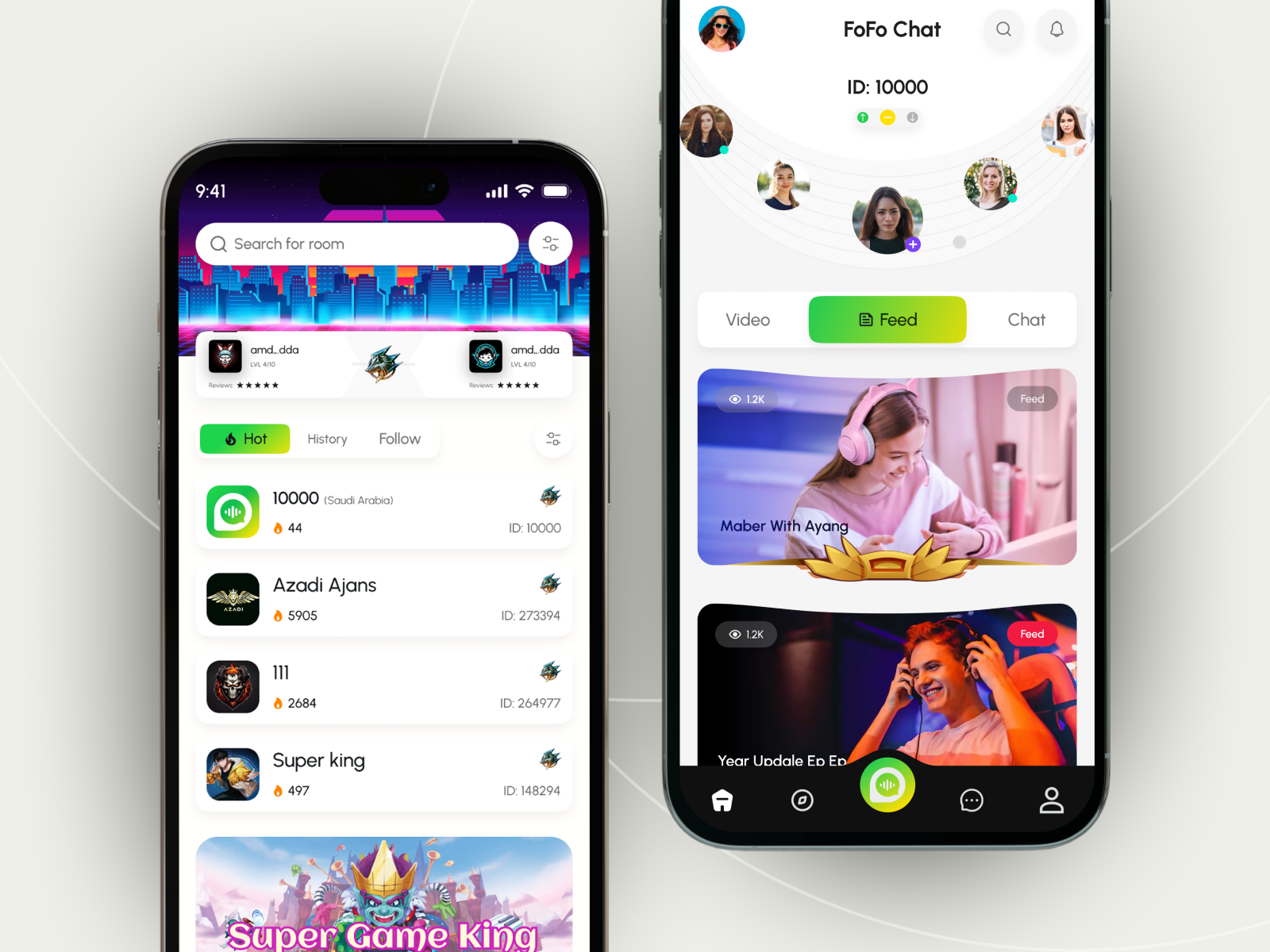 Voice Chat Room Mobile App Redesign by UIX Maruf Hossen on Dribbble