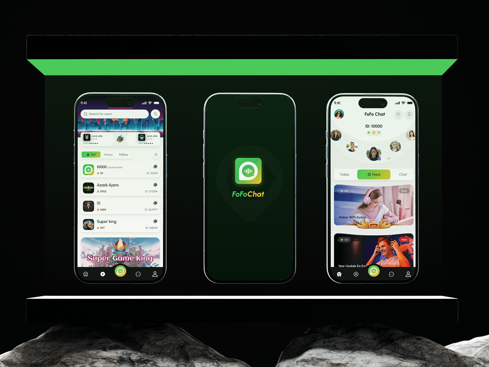 Voice Chat Room Mobile App Redesign by UIX Maruf Hossen on Dribbble