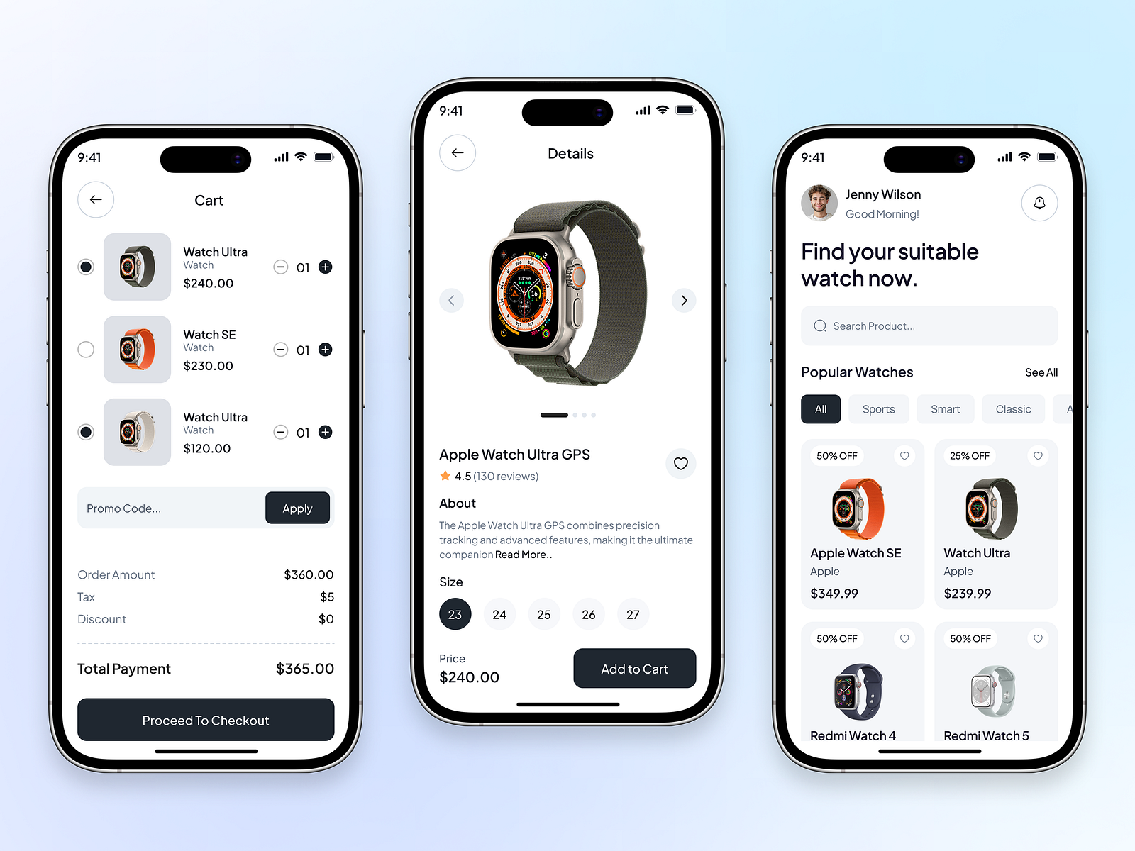 Watch E-Commerce Mobile App Design by Ali Mortuja on Dribbble