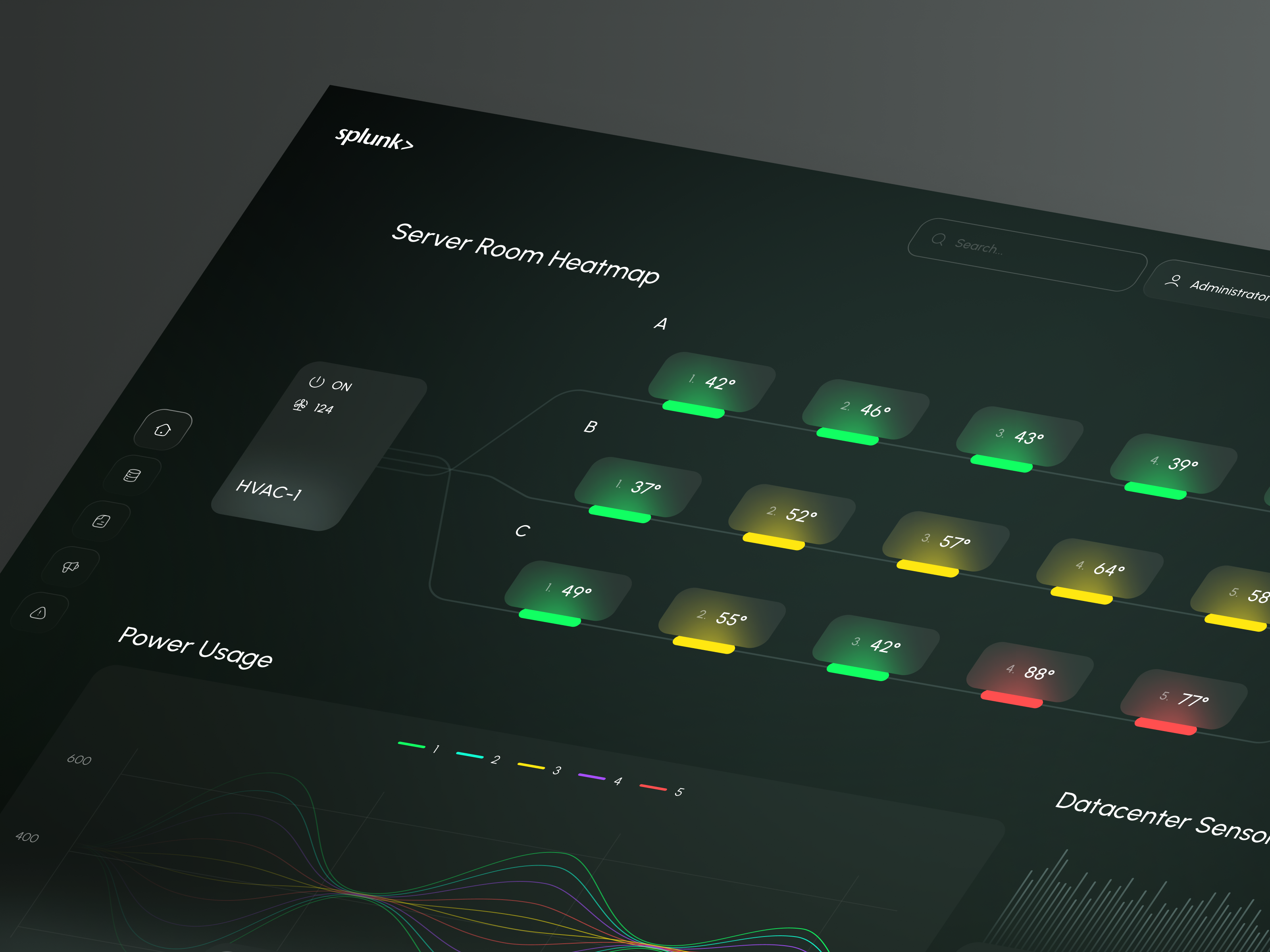 Splunk - Data Analytics Dashboard by Jack R. for RonDesignLab ⭐️ on ...