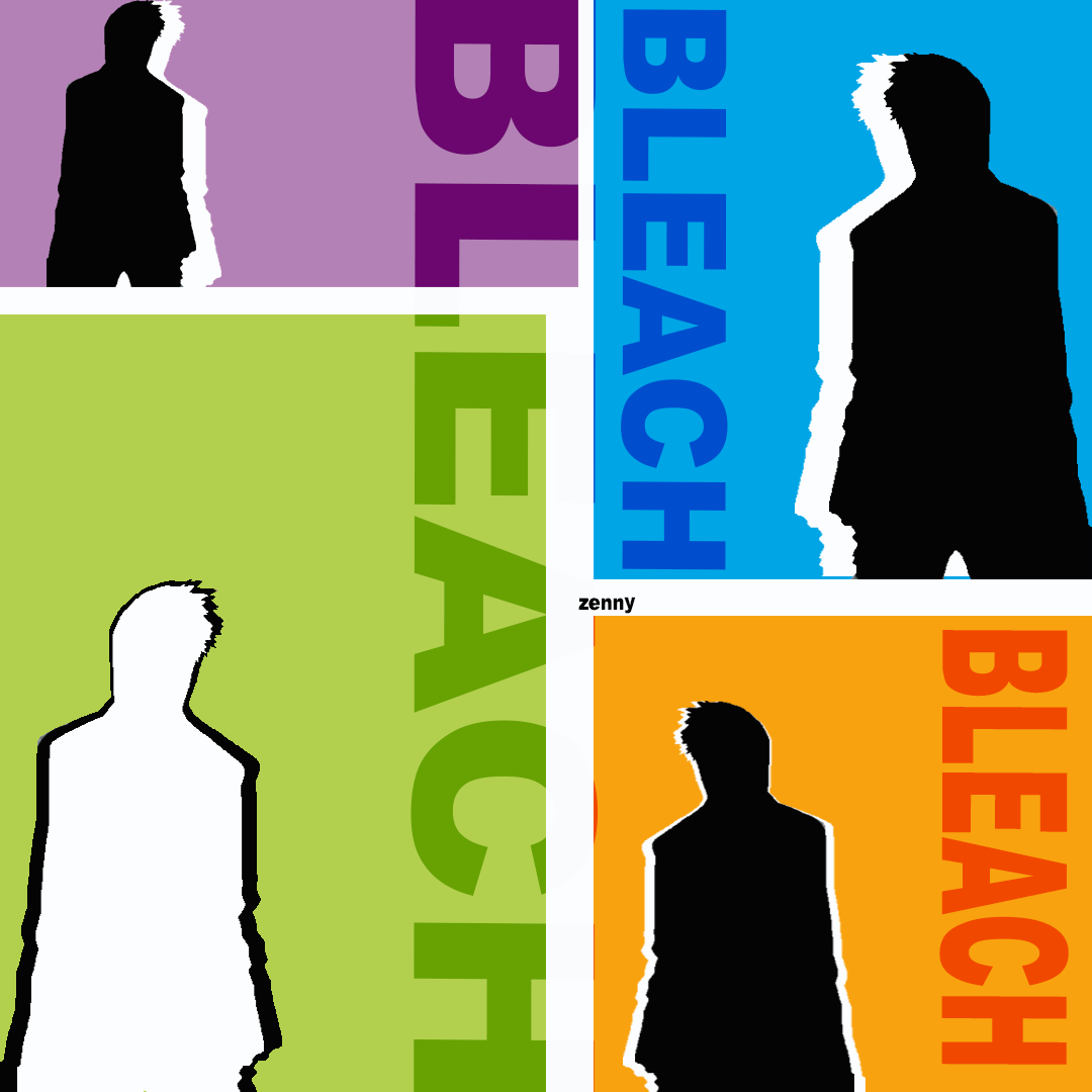 Bleach graphic design, frutiger metro art style by zenny on Dribbble
