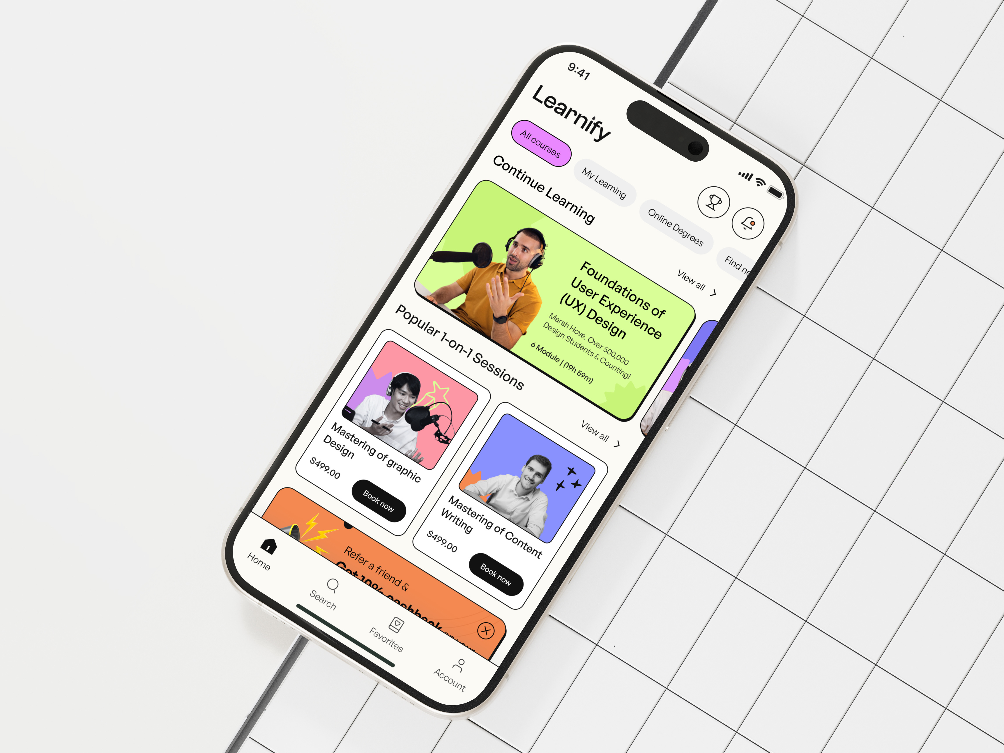 E-Learning Mobile App Design | Learnify by FocoTik UI/UX Agency on Dribbble