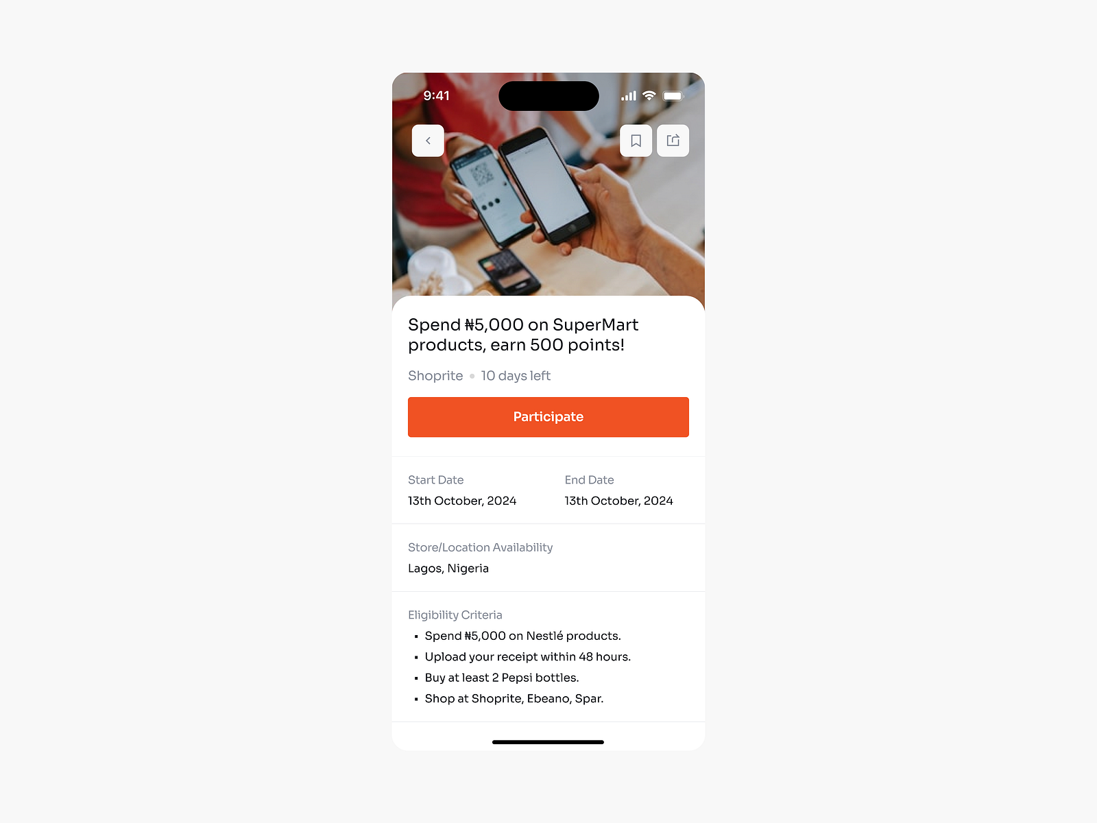 Active Promotions - Mobile UI by TemiTope Aiyegbusi on Dribbble