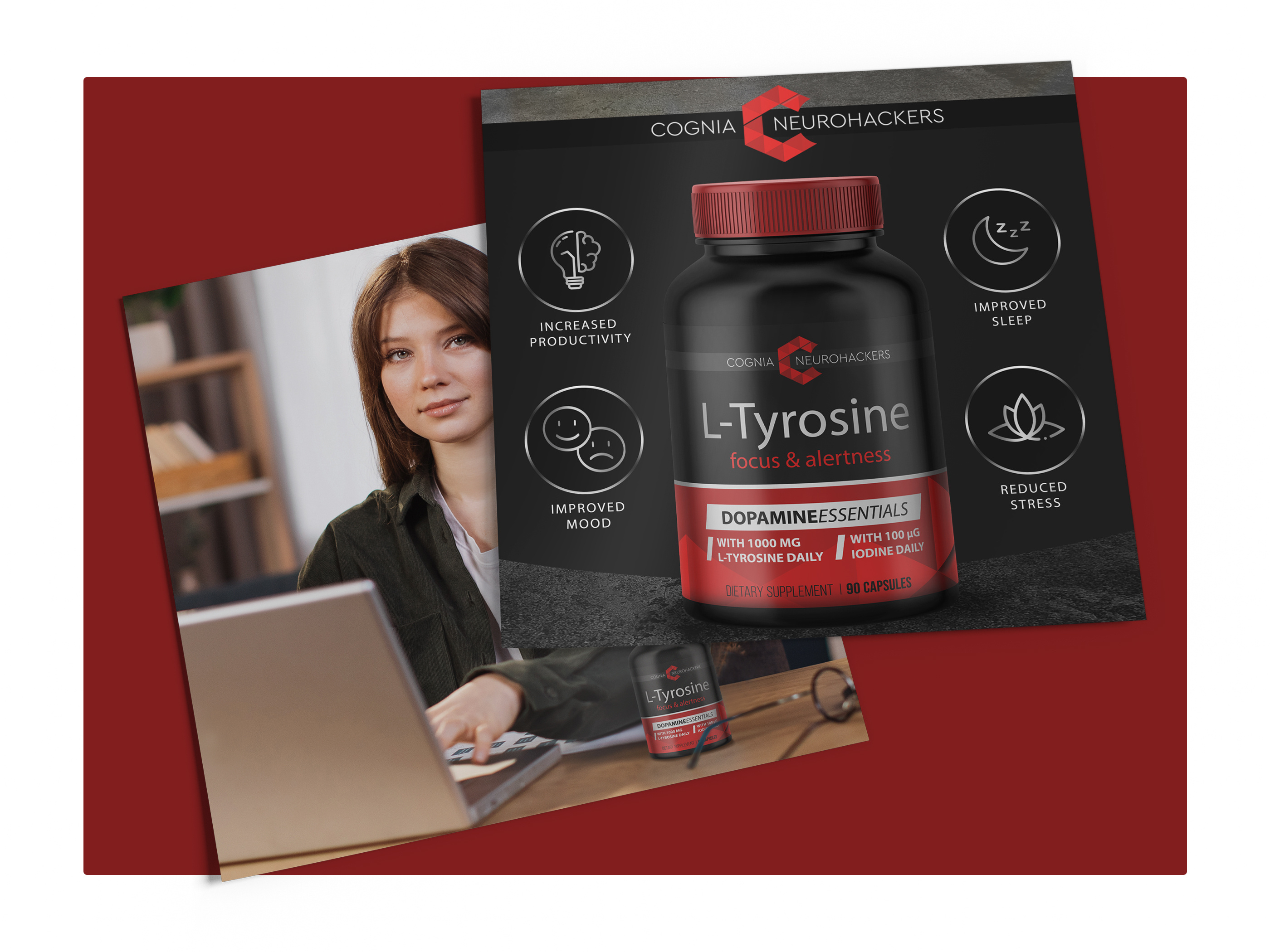 Cognia - Logo, Label & Box Packaging, Social Media Banner Design by ...