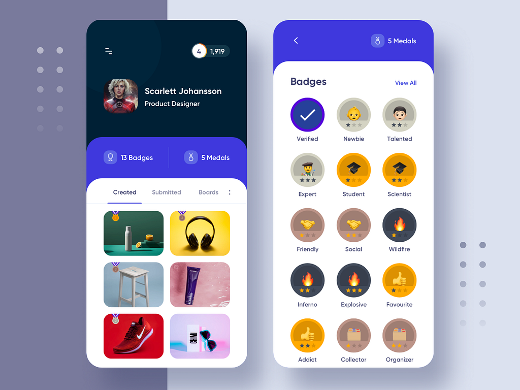 Uplabs Profile Redesign by Aravind Solaiappan on Dribbble