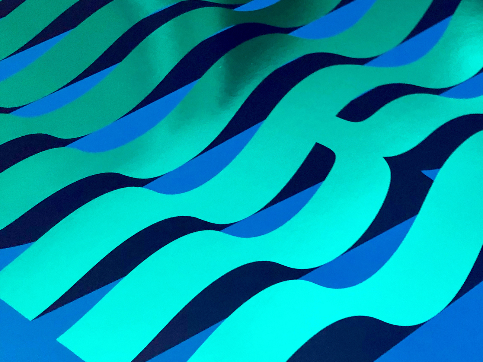 Adore Teal Screen Print by Ben Johnston on Dribbble