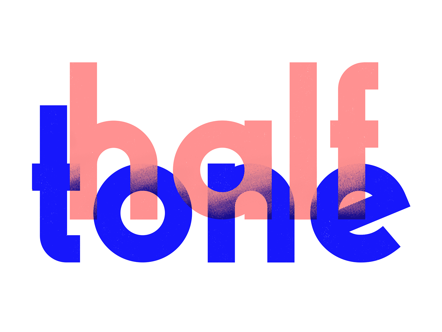 Halftone Lettering by Matt Mercer on Dribbble