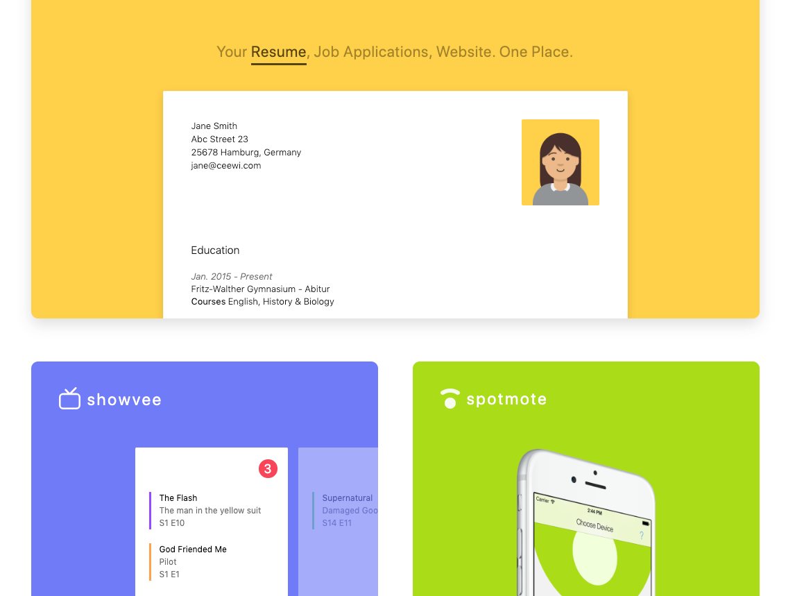 Personal Website Redesign by Alexander Blunck on Dribbble