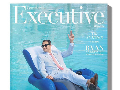 Commercial Executive Magazine Cover by Zane Bolen on Dribbble