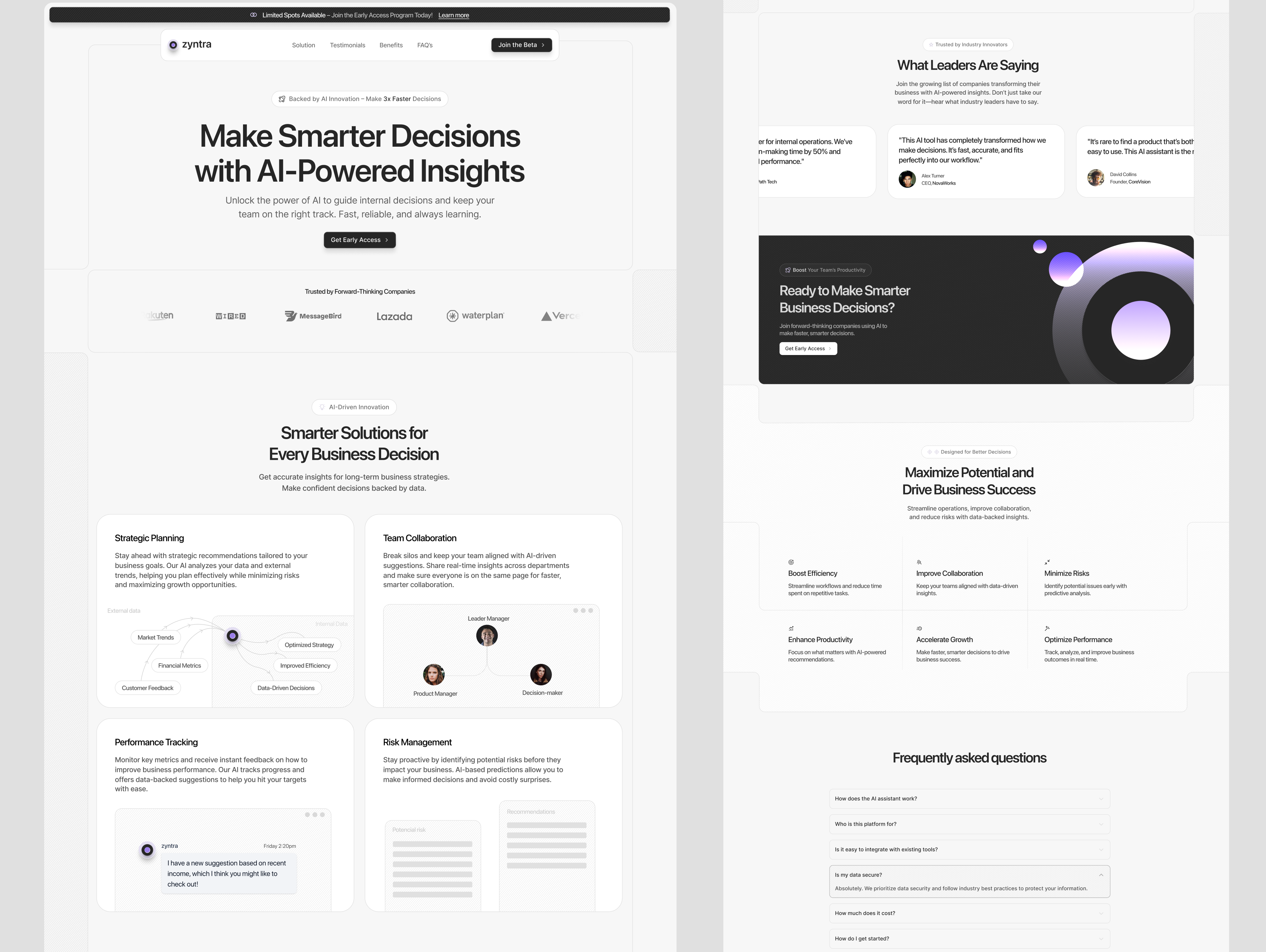 AI Website | UI Design by Máximo Monroy for Flowrise Studio on Dribbble