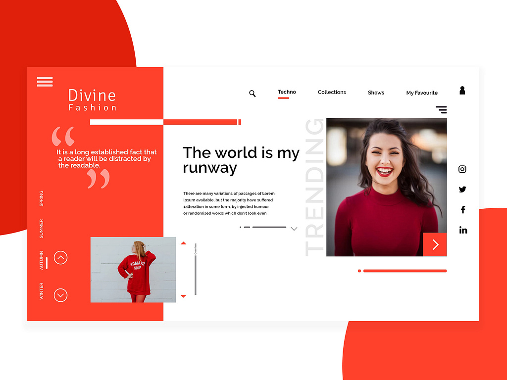 Web Header by Rafid Reza Nabil on Dribbble