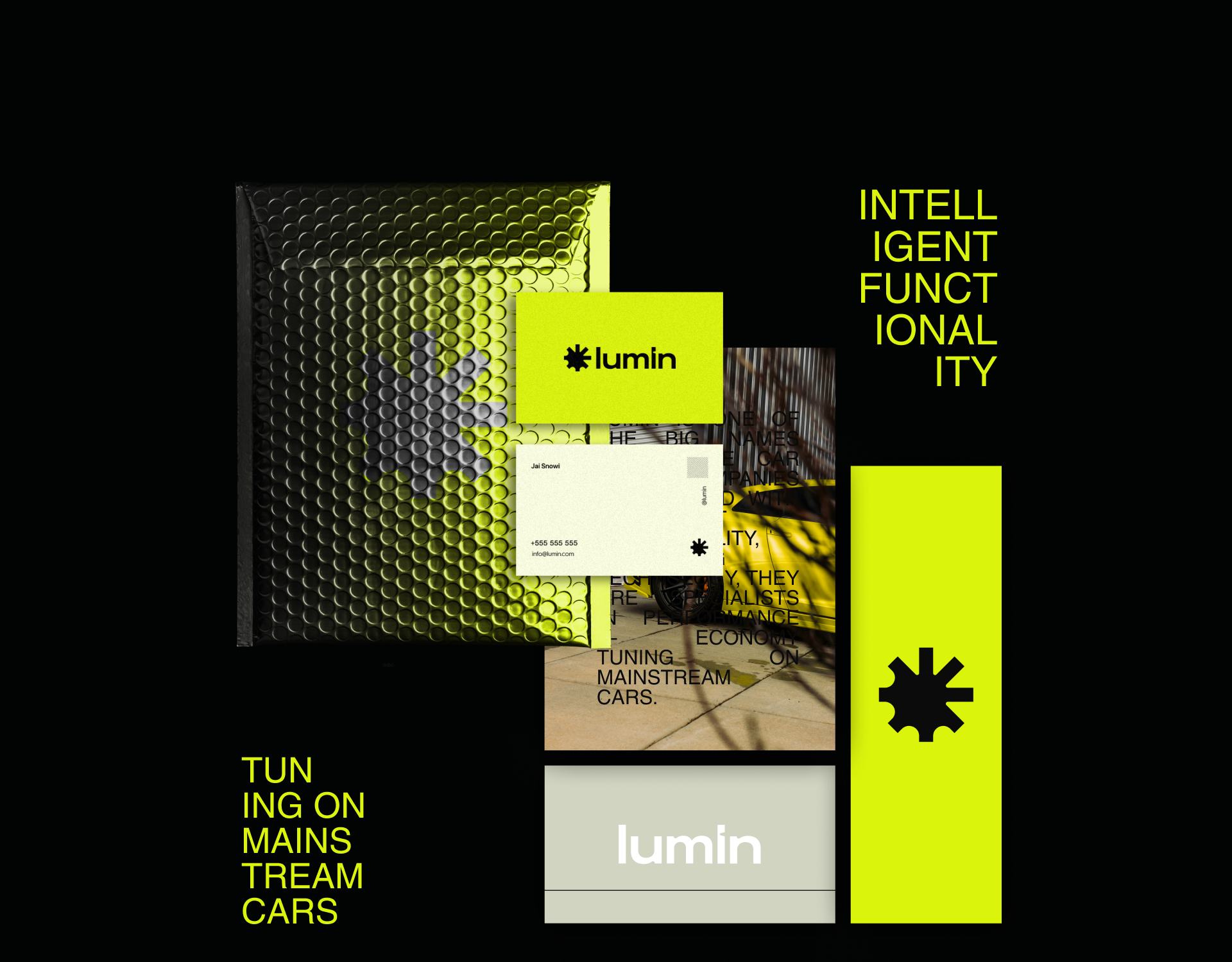 Lumin Logo & Brand identitiy by Sam Hox on Dribbble