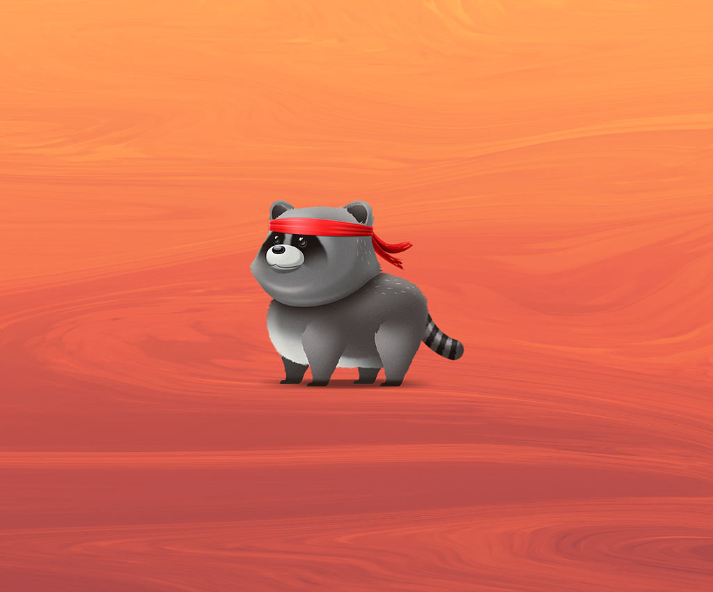 Tanuki by Pedja Rusic on Dribbble