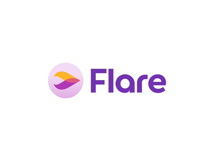 Flare Logo Design by Dalius Stuoka on Dribbble