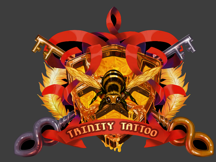 Trinity Tattoo Logo by Epic Made on Dribbble