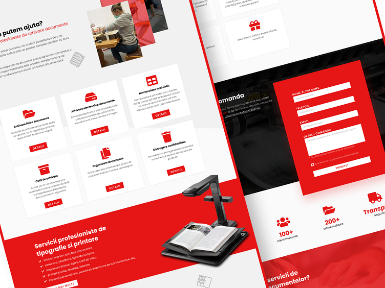 Document archival website by Alex Paul on Dribbble