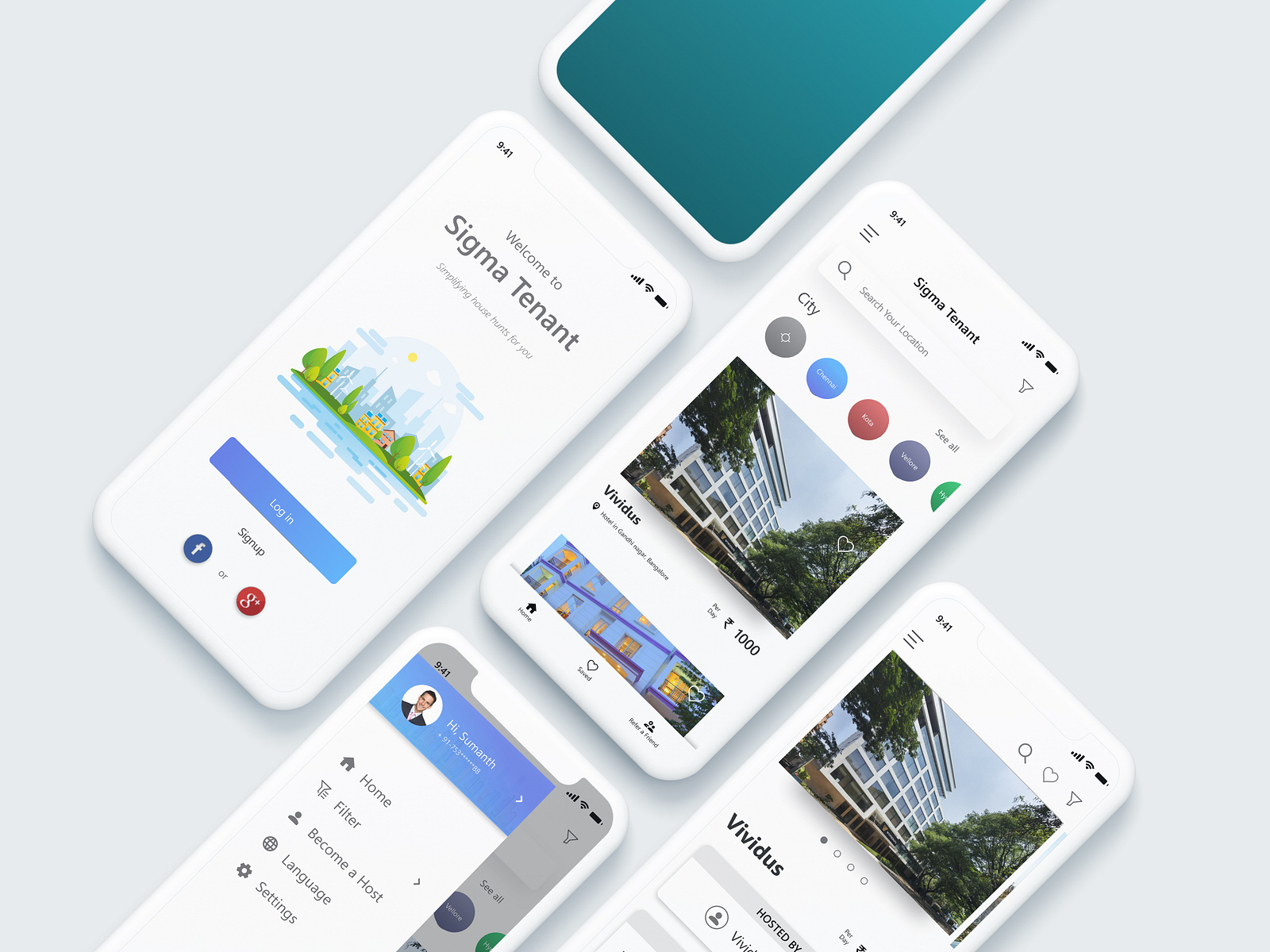 Sigma Tenant Mockup by Sumanth Varma on Dribbble