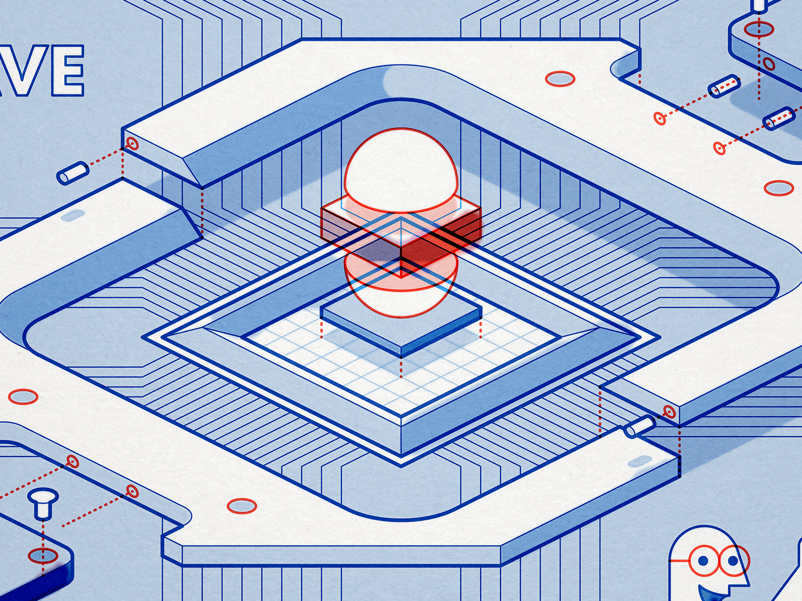 D-Wave Quantum Computing by Noah Jacobus for MetaLab on Dribbble