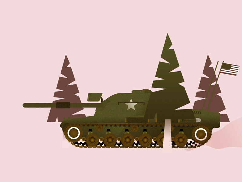 A tank - made in After Effects by Dongkyu Lim on Dribbble