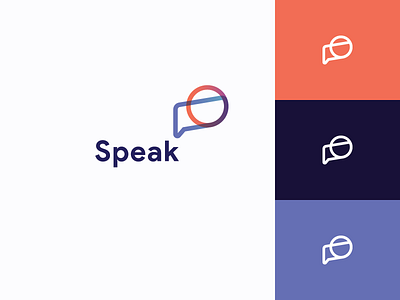 Speak - Logo Concept by Dewi Puspitasari on Dribbble
