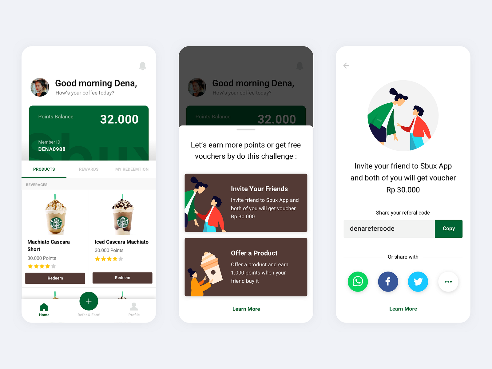 Coffee Membership app by Rizqi Hanafi on Dribbble