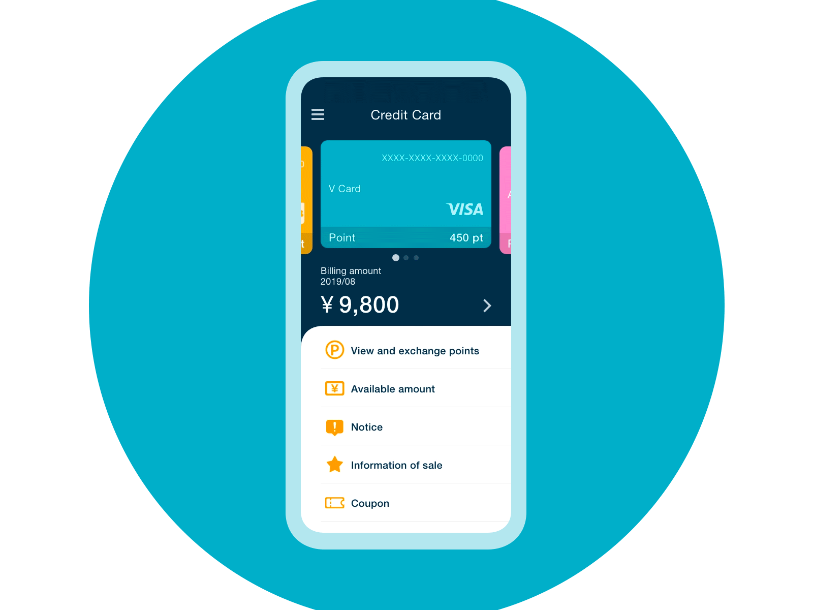 Card management app by Satsuki Watanabe on Dribbble