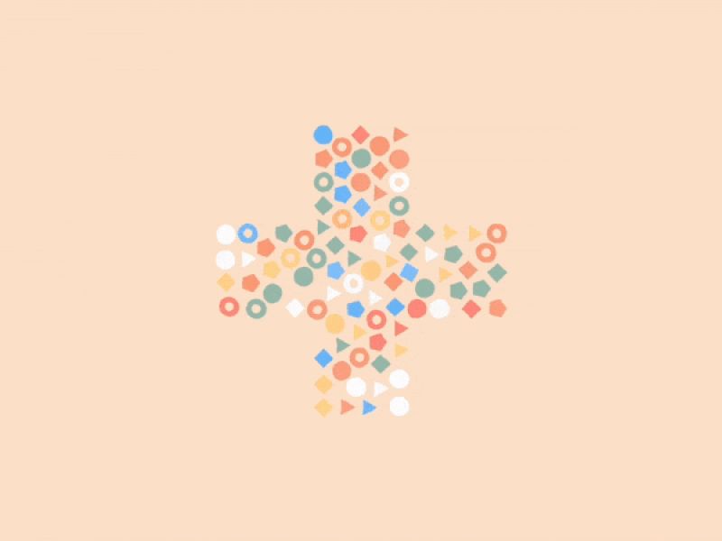 Happy Shapes by Hannah Tomasello on Dribbble