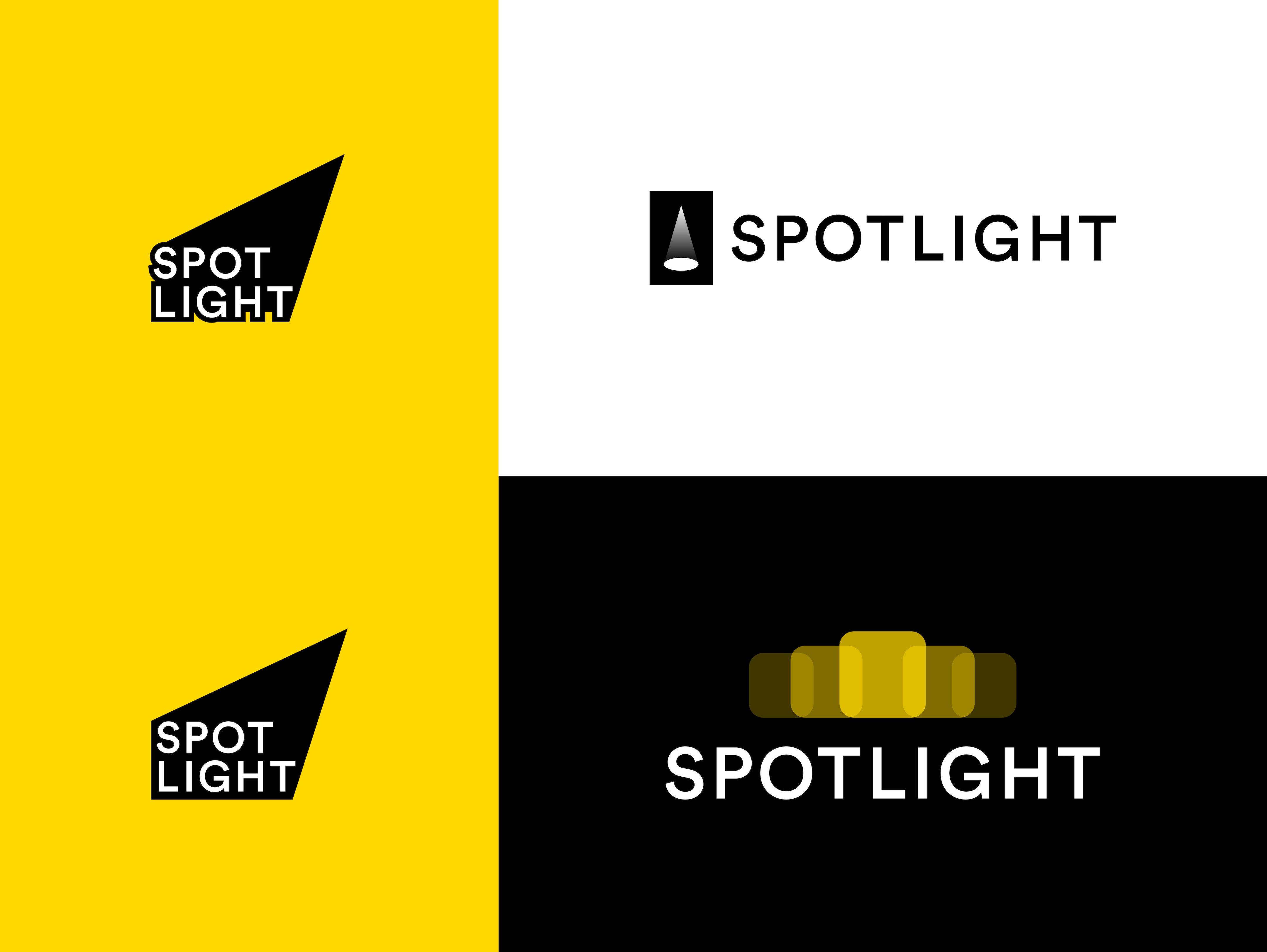Spotlight Logo Drafts by Steffen Kraus on Dribbble