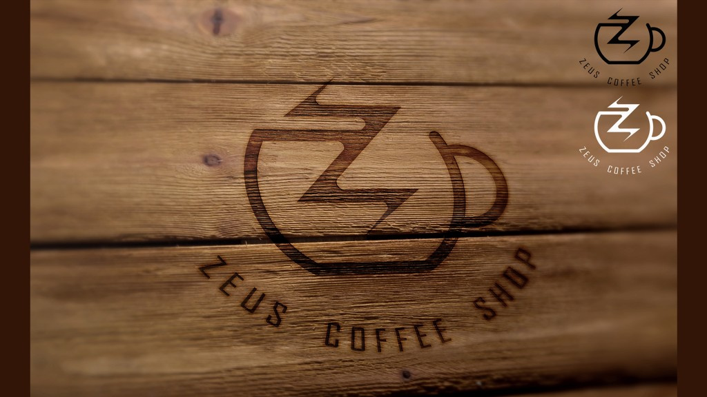 ZEUS COFFE SHOP LOGO design by Jalpesh Gohil on Dribbble