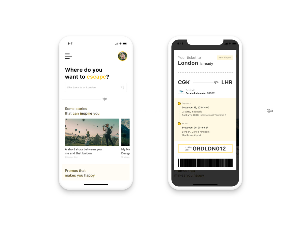 Ticket Notification by Endi Septia on Dribbble