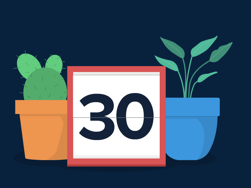 Time passing gif animation by Lily on Dribbble