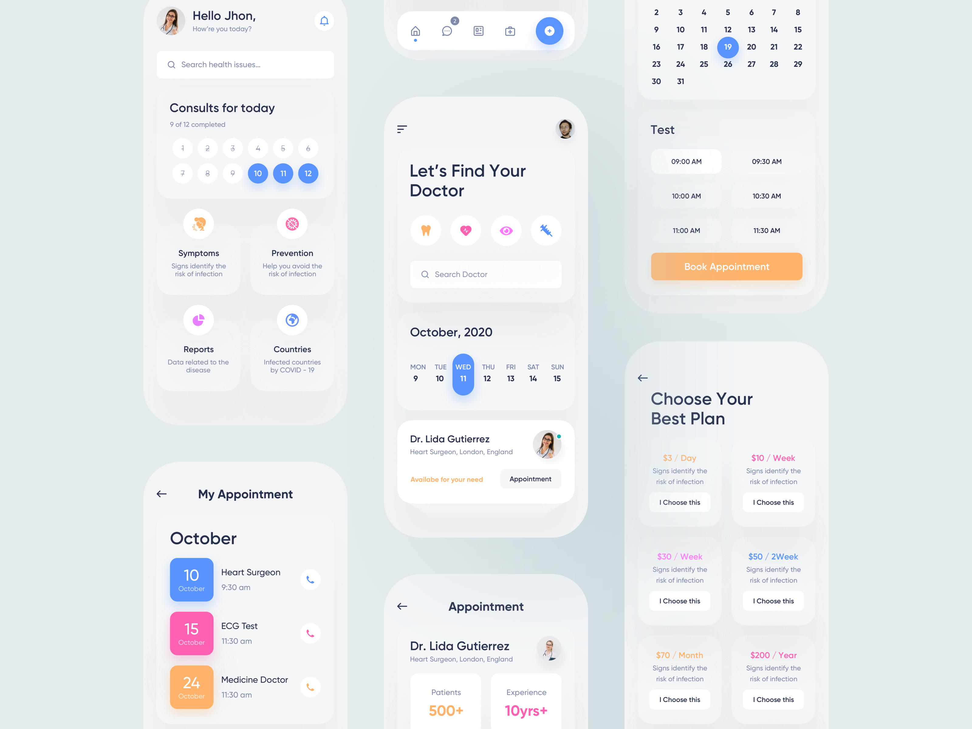 Medical Mobile App | Design Case Study by Ishtiaq Khan Parag on Dribbble